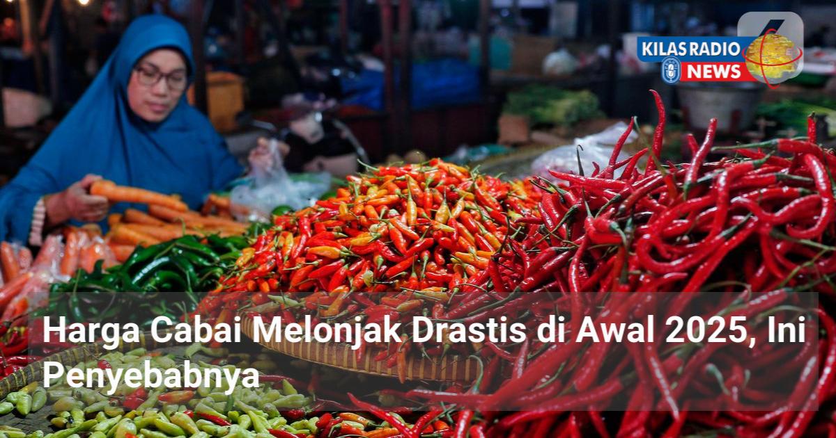 Harga Cabai Melonjak Drastis di Awal 2025, Ini Penyebabnya